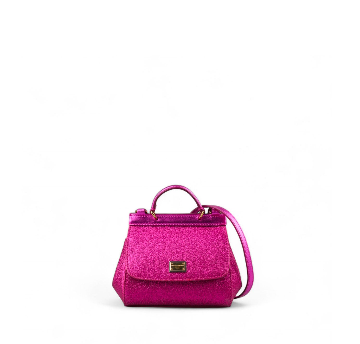 DOLCE&GABBANA Borsa Sicily Micro Glitter – Baggy Vintage